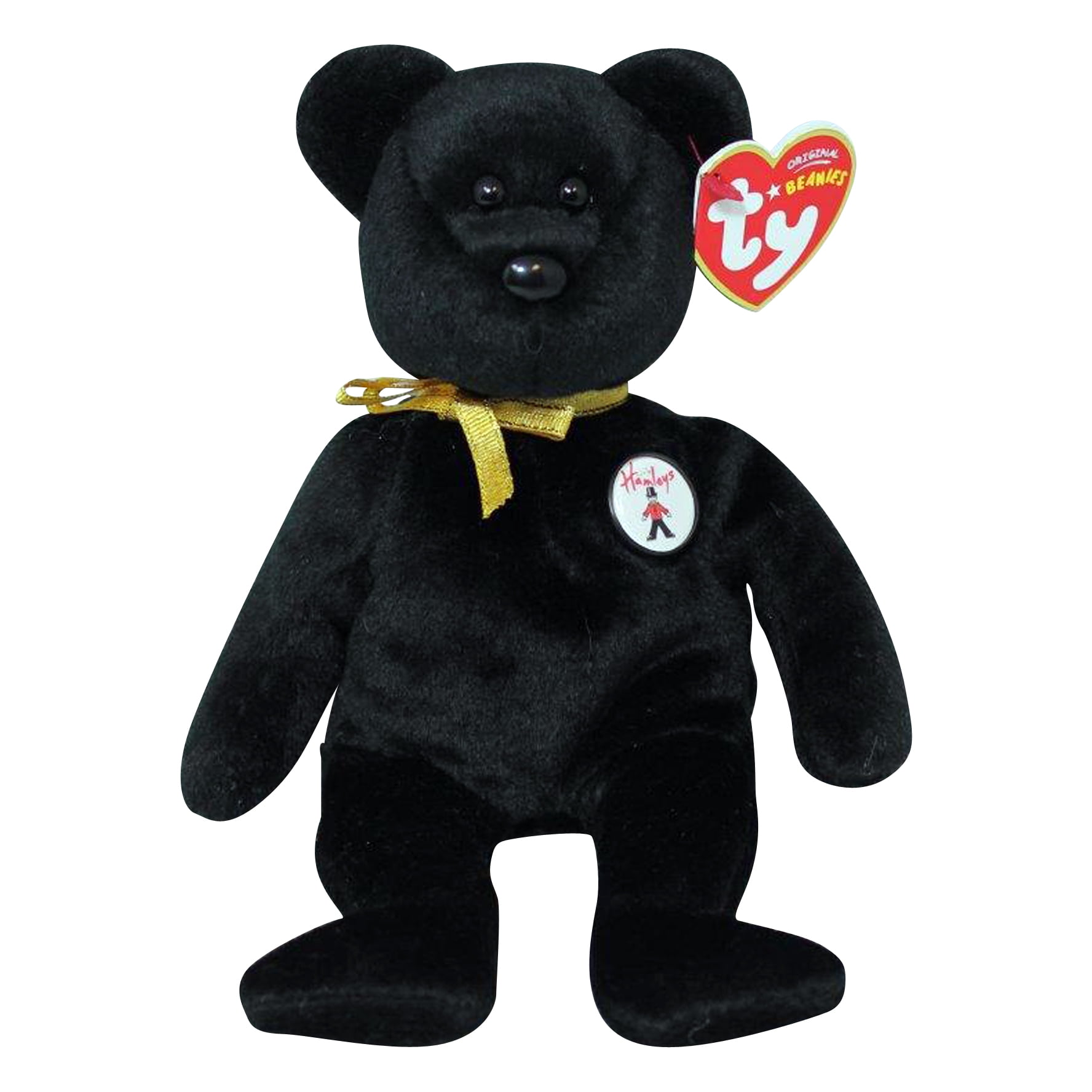 Ty Beanie Baby: Ebony the Bear | Stuffed Animal | MWMT's - Walmart.com