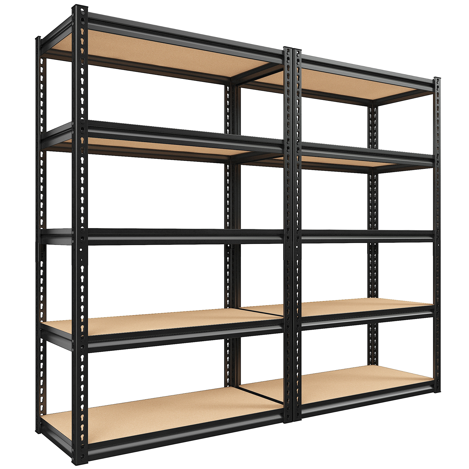 Raybee 2-Pack Garage Shelving Heavy Duty Storage Shelves 2000LBS ...