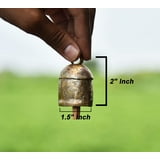 Vivanta 10-Pack Mini Crafting Gold Tin Bells – 2" Vintage Farmhouse ...