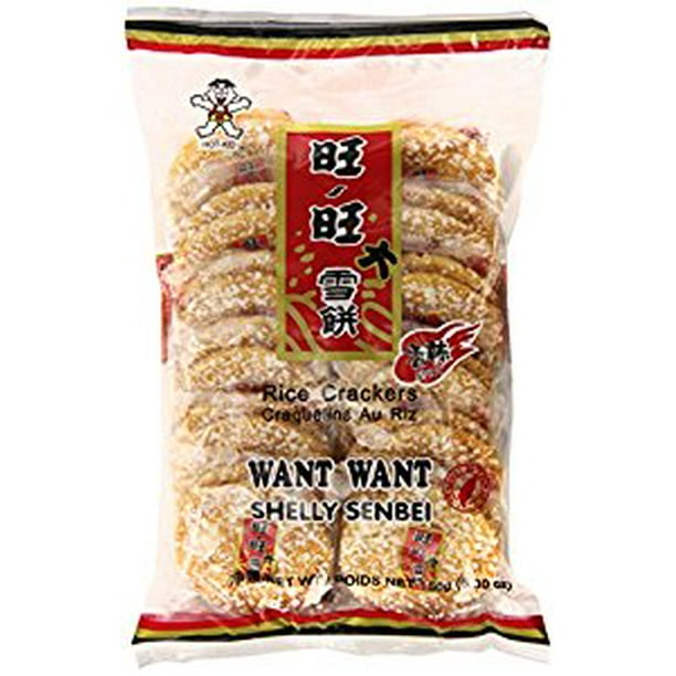 NineChef Bundle - Want Want Rice Crackers Shelly Senbei Spicy 5.3 Ounce ...