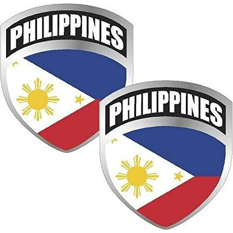 Philippine Flag Shield Logo