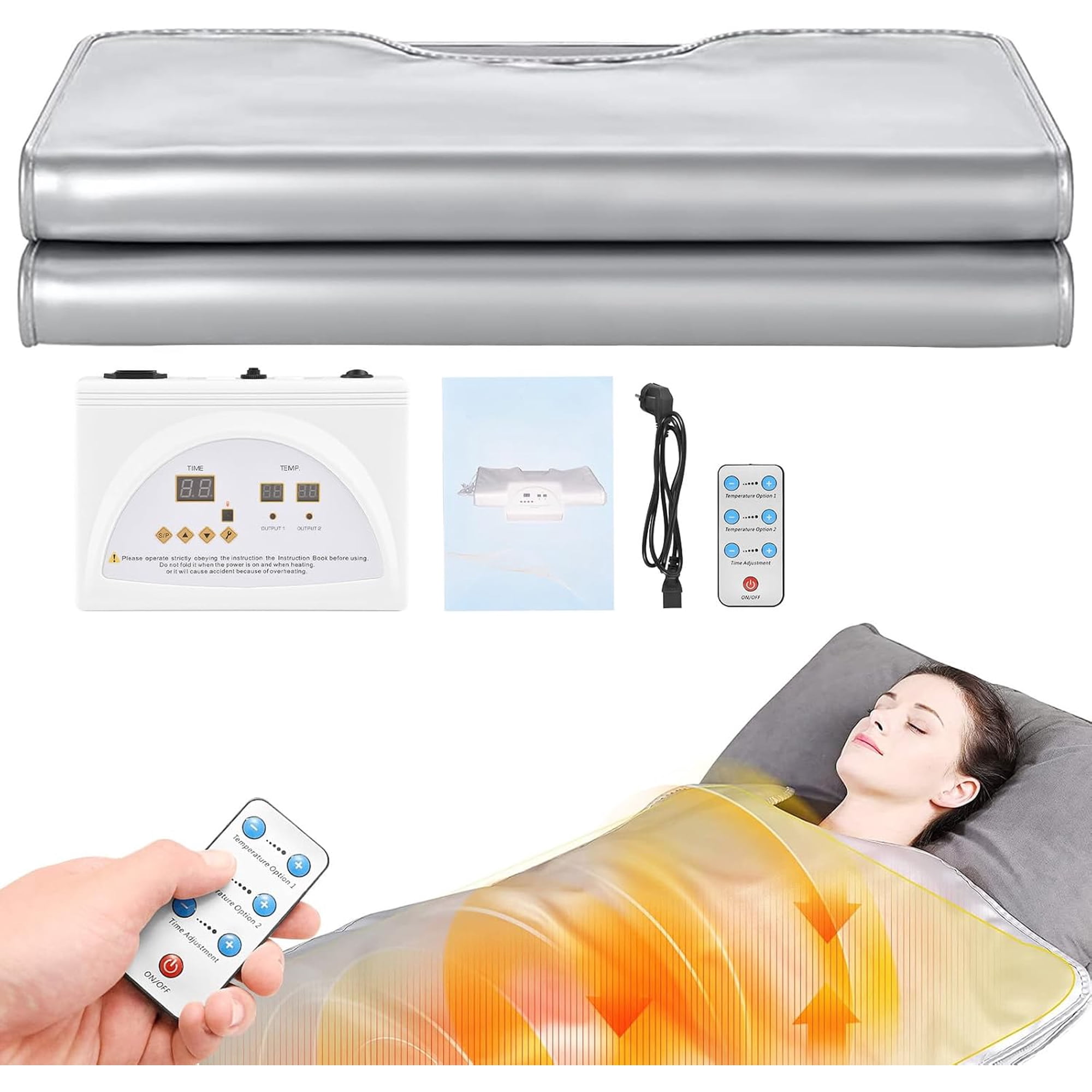 Click here for Unbranded Infrared Sauna Blanket  2 Zones Far Infr... prices