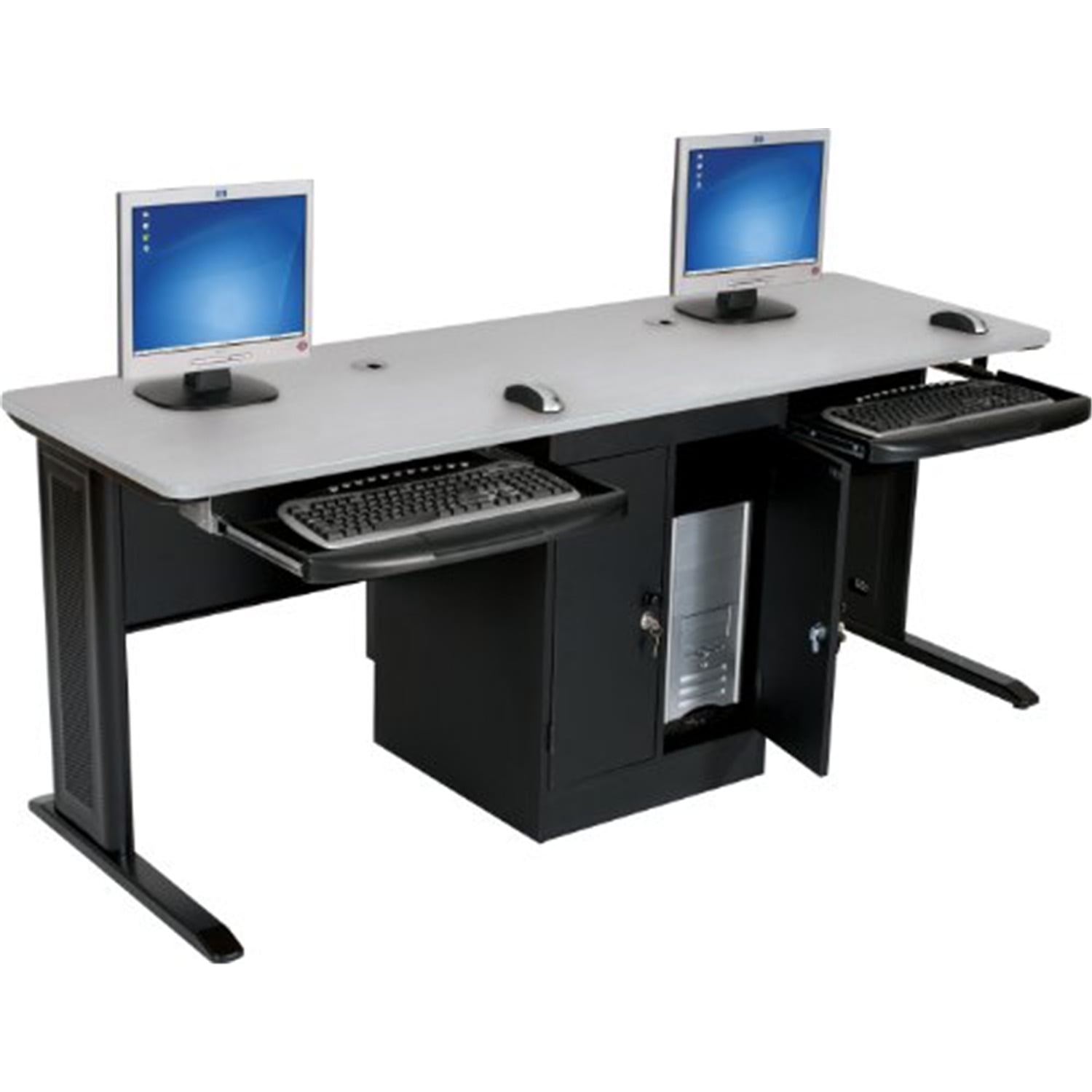 LX-72 WITH LOCKING CPU HOLDER (Gray) - Walmart.com