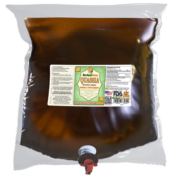 Quassia (Quassia Amara) Glycerite, Dried Wood Alcohol-FREE Liquid ...