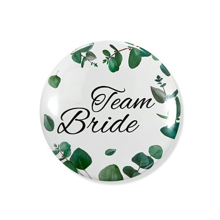 Wedding Accessory Kit "Bride" Badge + 20 Pieces "Team Bride" Friends ...