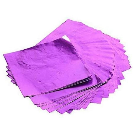 HTOOQ 500 Pieces Chocolate Wrappers Candy Wrappers Aluminium Foil ...