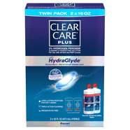 Clear Care Cleaning & Disinfecting Solution Triple Action Cleaning Twin ...