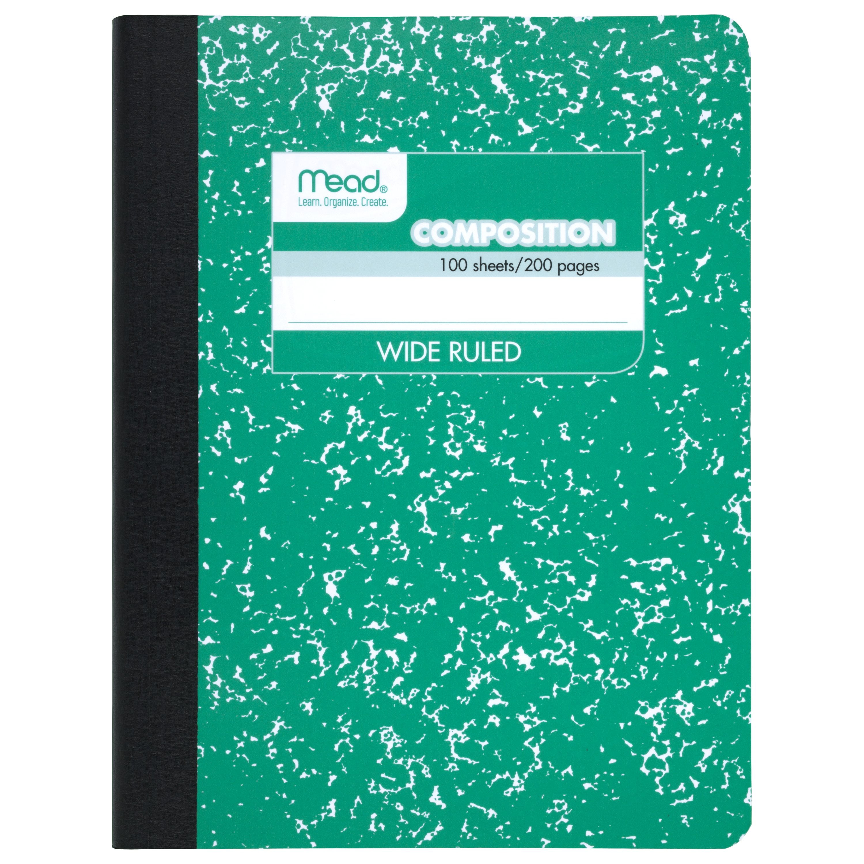 Mead Fashion Composition Book Wide Ruled 9 3 4 X 7 1 2 Green mead-fashion-composition-book-wide-ruled-9-3-4-x-7-1-2-green