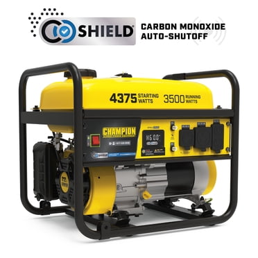 Champion 4000-Watt Electric Start Tri Fuel RV Ready Portable Generator ...