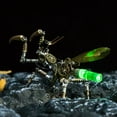 3D Metal Mantis Model DIY Kit with Night Light, 300PCS+ Steampunk ...