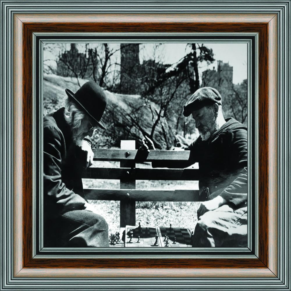 Vintage Chess Players, Custom Gameboard, Historical Picture Frame ...