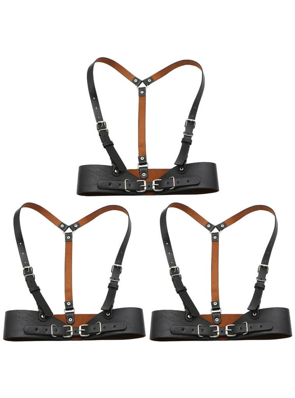 Leather Chest Harness Women