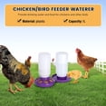 Chicken Feeder and Waterer Set - No Chick Starter Kit With 1L Water ...