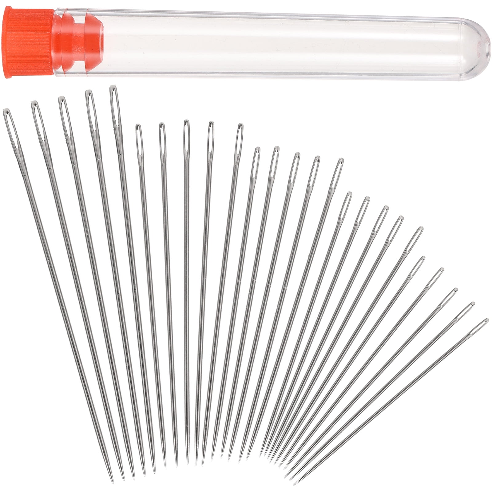 Click here for Bestyash 1set Large Eye Needles Silver Metal Tapes... prices