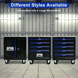 Aukfa Composable 25.9 in Tool Chest with 4 Drawers&7 Plastic Storage ...