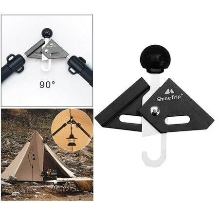 Adjustable Tarp Pole Tip Alloy 90 Degree Adjusting Tarpaulin Rod Holder ...