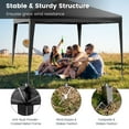 Costway 10x10ft Easy Shade Pop-Up Canopy with Quick Set-up Frame Cover ...