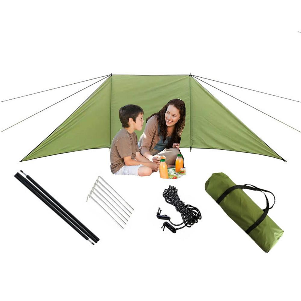 Laideyi Camping Windscreen Windproof Oxford Fabric Beach Privacy Screen ...