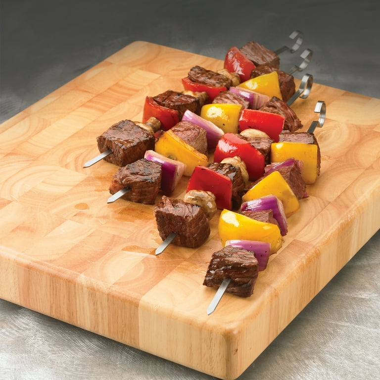 BBQ Grilling Accessories Farberware BBQ Shish Kabob Grilling Baskets ...