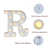 Magik Light up Letter LED Alphabet Number Symbol Plastic Battery ...
