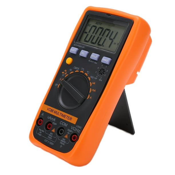 Multímetro, VC88 1000V/20A Multímetro Medidor de resistencia lógica ...