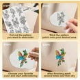 36Pcs Butterfly 4 Sheets Water Soluble Embroidery Pattern Stabilizers ...