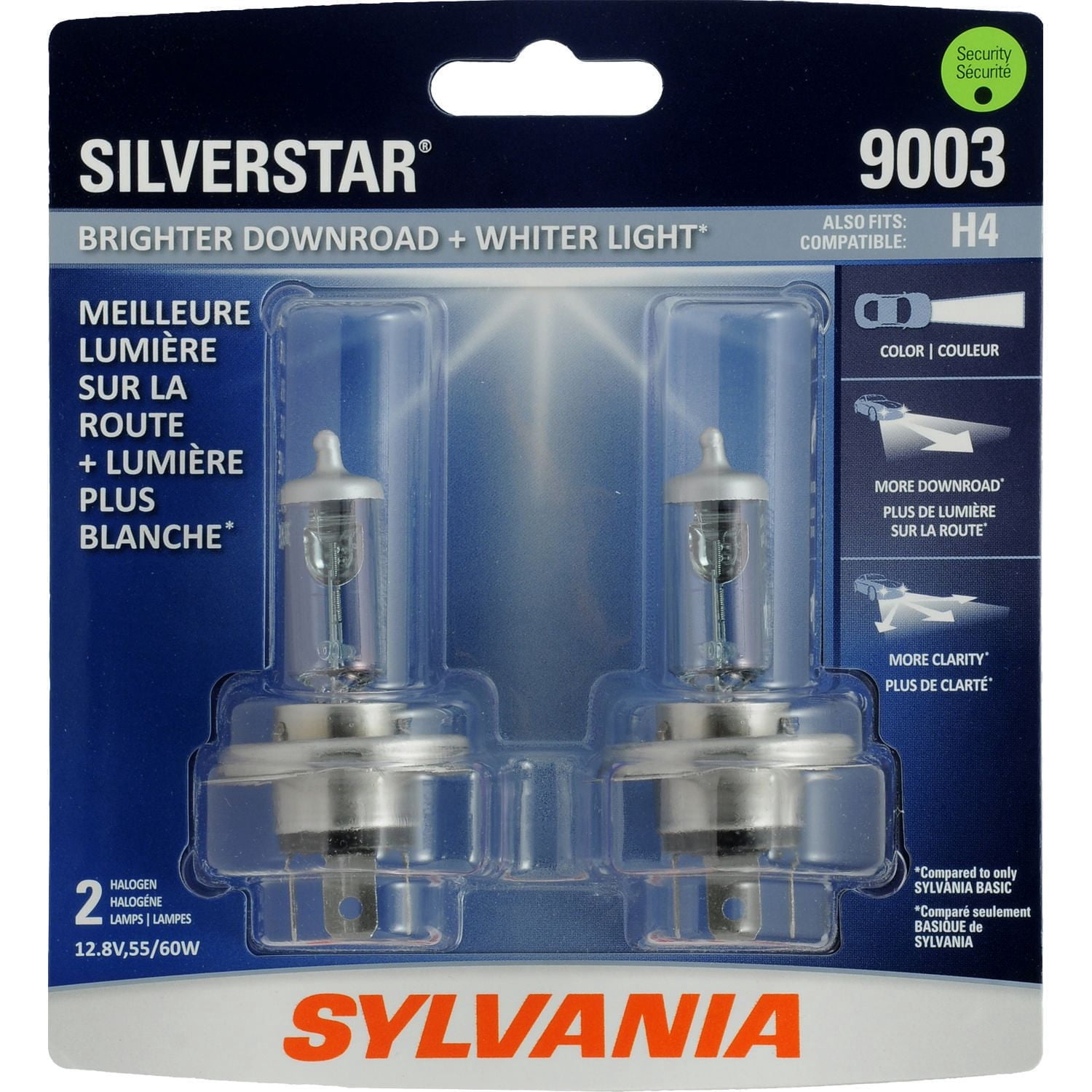 Click here for Sylvania 9003 Silverstar Halogen Headlight 2 Count... prices