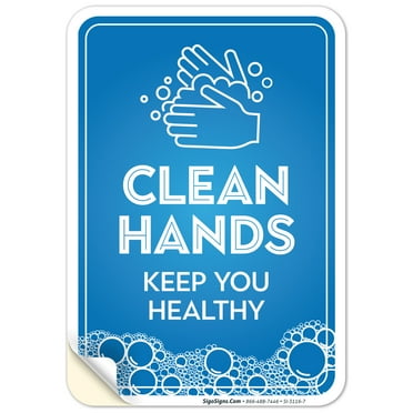 Please Wash Your Hands, Hand Washing Sign, 24x30 Aluminum - Walmart.com