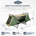 Kamp-Rite Portable Large Tent Cot for Adults, Folding Camping and ...