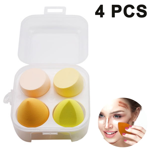 4-Piece Set of Makeup Sponge Blenders - Foundation Blending Sponges ...