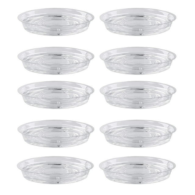 Worallymy Plastic Saucer Base Round Plant Flower Pot Plate Water Drip ...