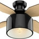 Hunter Cranbrook 52" Low Profile Home Ceiling Fan with LED Light, Gloss ...