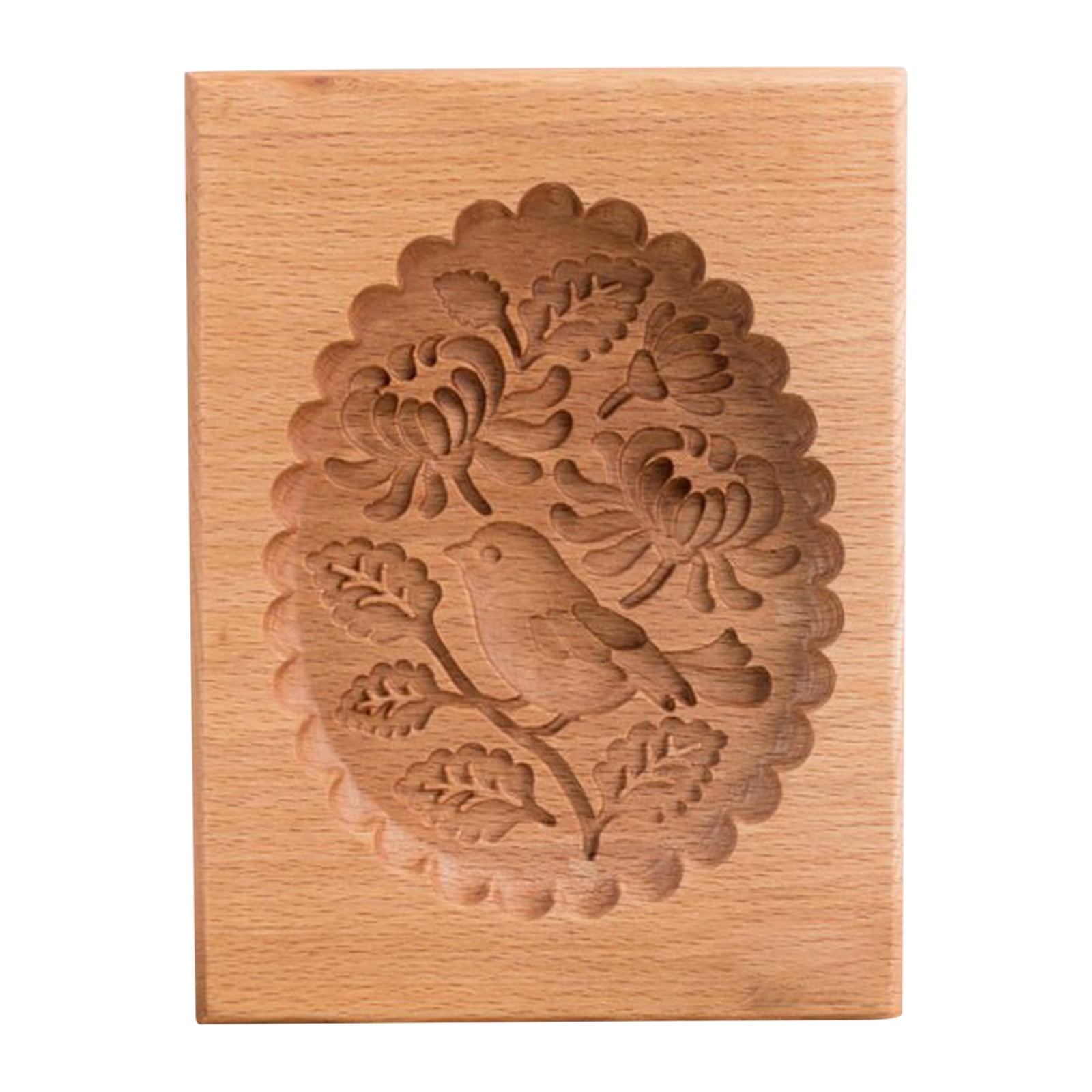 Click here for Hxuuae Wood-Carved Shortbread Mold - Flower Shape... prices