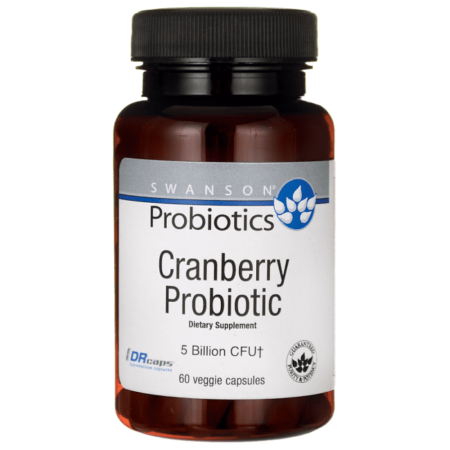 Swanson Cranberry Probiotic 5 Billion Cfu 60 Veggie DrCapsules ...