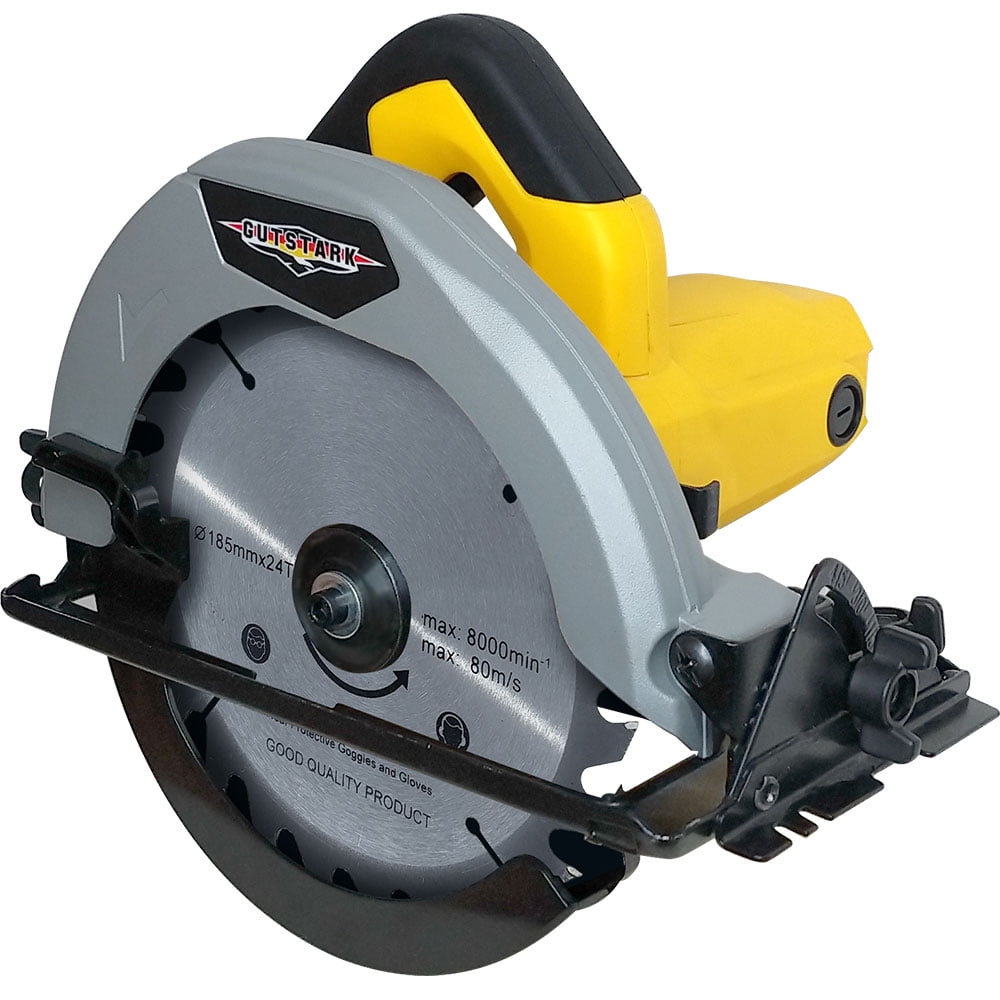 Sierra Circular Electrica GUTSTARK 1200W Disco 7 1/4 4500 RPM Madera ...