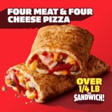 Hot Pockets Four Meat, Four Cheese Pizza Sandwich Snacks, 34 oz, 8 Pack ...