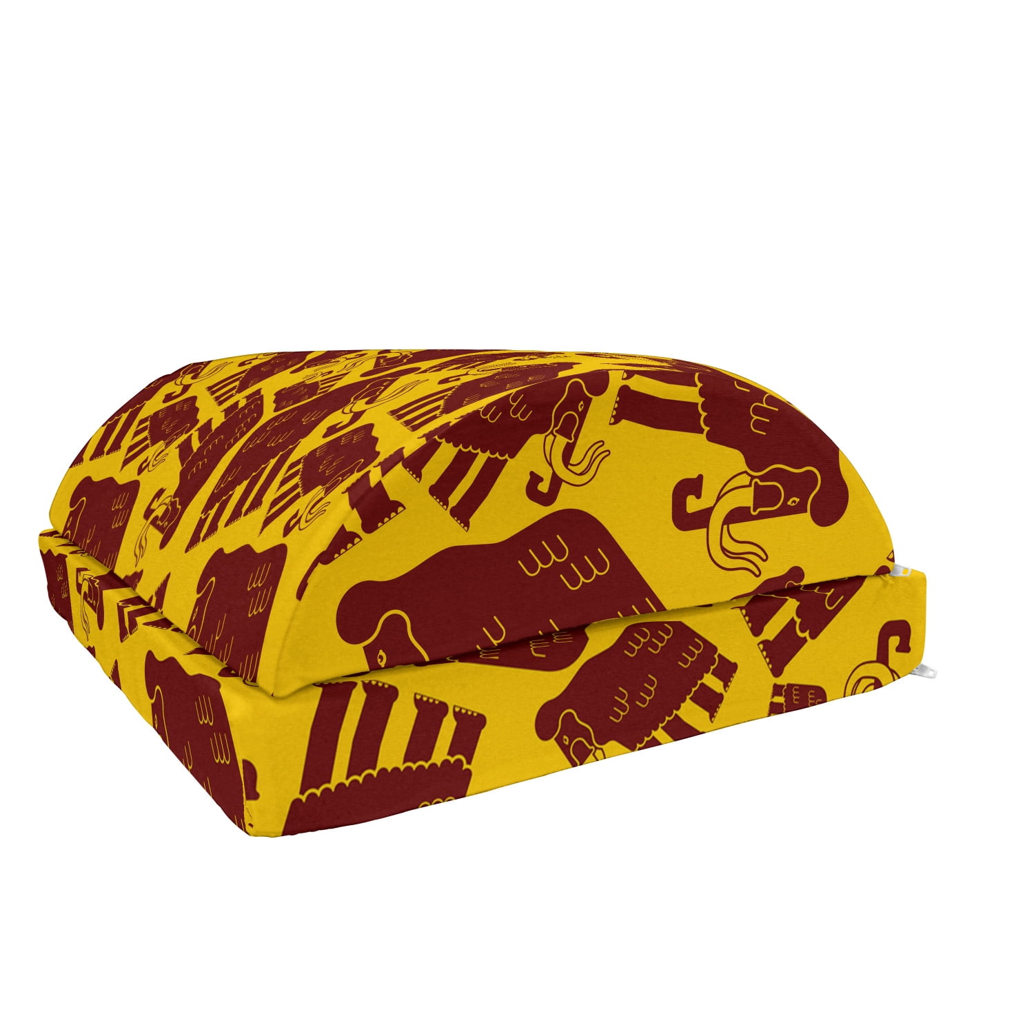 Animal Foot Rest, Prehistoric Creature Pattern with Giant Jurassic ...