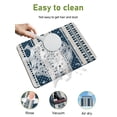 Vintage Stripes Doormat Non Slip Diatomaceous Earth Door Mat Absorbent ...