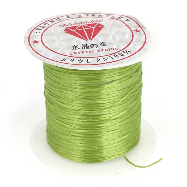 1mm Green Elastic Stretch Beading String Thread Cord Wire for Jewelry ...