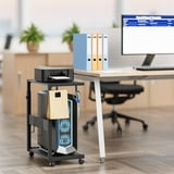 EKNITEY Computer Tower Stand Adjustable PC Tower Stand CPU Holder Cart ...