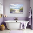 Coastal Lavender Wall Art Purple Lavender Flowers Pictures Sunset ...