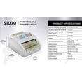 SILVER By AccuBANKER S1070 Powerful Compact Bill Money Counter with UV ...
