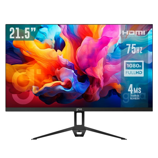 Monitor 21.5 Pulgadas Full HD Ghia MG2223 75 Hz HDMI | Walmart en línea