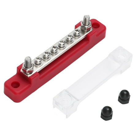 Power Distribution Block,6 Terminal Distribution Block A Bus Bar Block ...