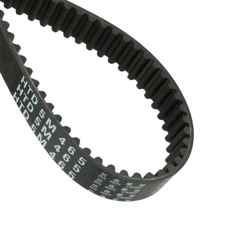 Unique Bargains HTD5M 93 Teeth Stepper Timing Belt Rubber Geared-Belt ...