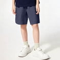 Bpyeka Boys' Bubble Fabric Quick Dry Shorts, Elastic Waist Sweat ...