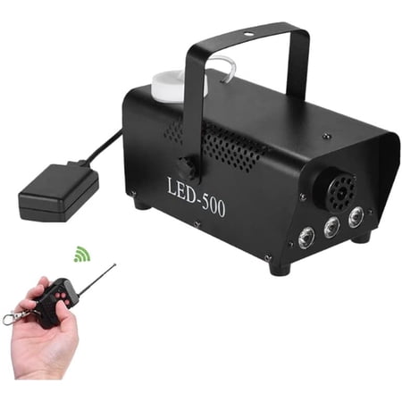 Dawht Smoke Fog Machine with Remote Control, LED 500-Watt Smoke Machine ...