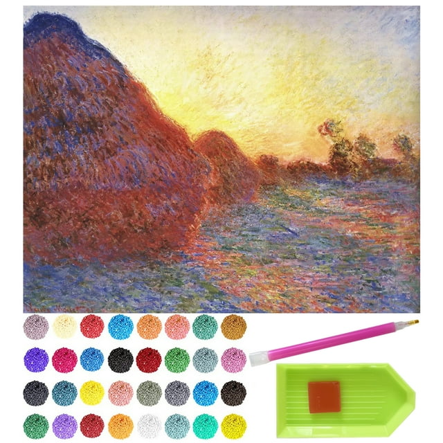 Monet 5D Diamond Painting Kits, Full Drill Famous Diamond Paintings ...