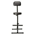 Odyssey DJ Performer Portable Chair Stool with Adjustable Height & Back ...