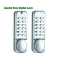 Double Keypad Digital Lock Keyless Code Password Waterproof Iron Garden ...